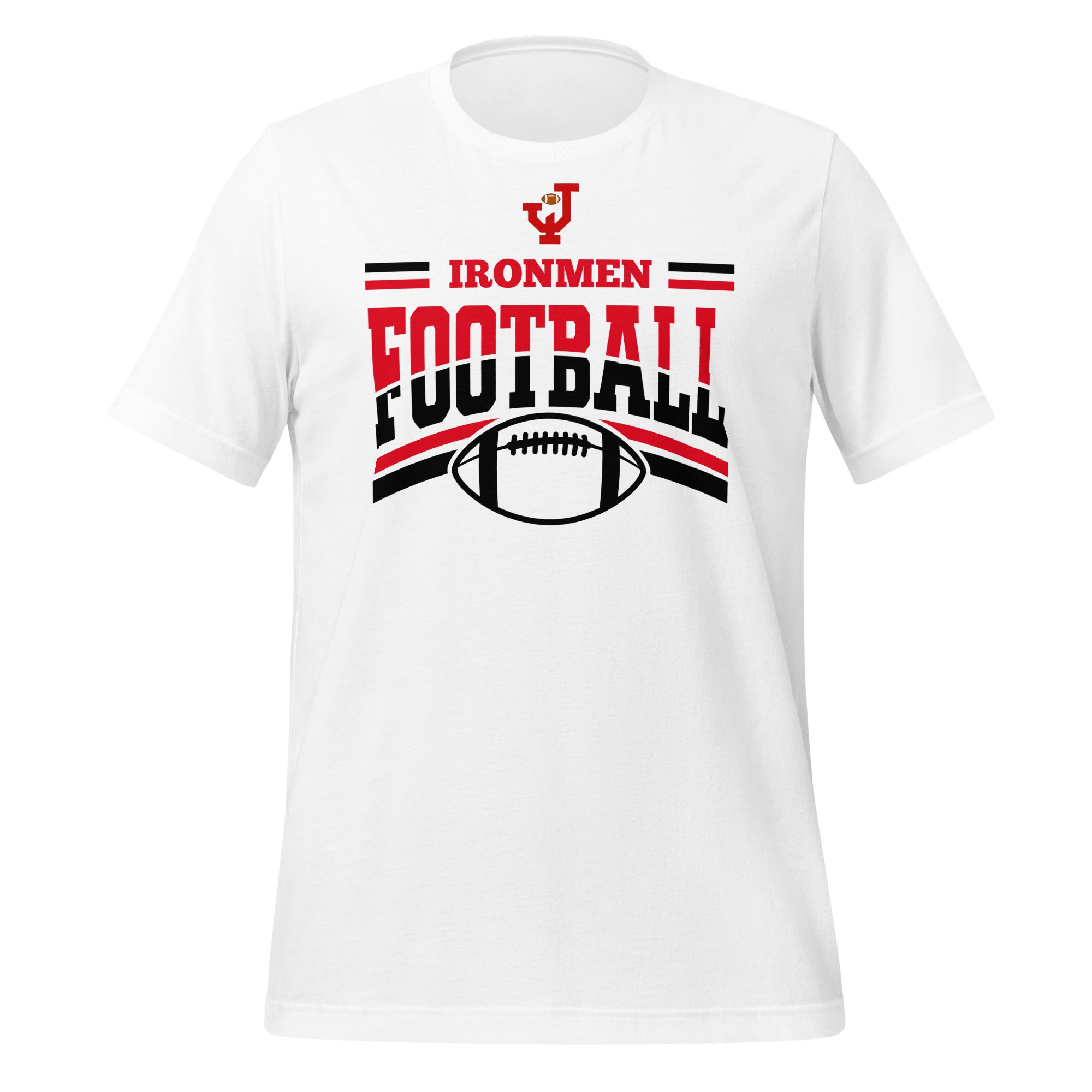 Jackson Ironmen Football Shirt Unisex T-Shirt Red Design – Connolly Creates